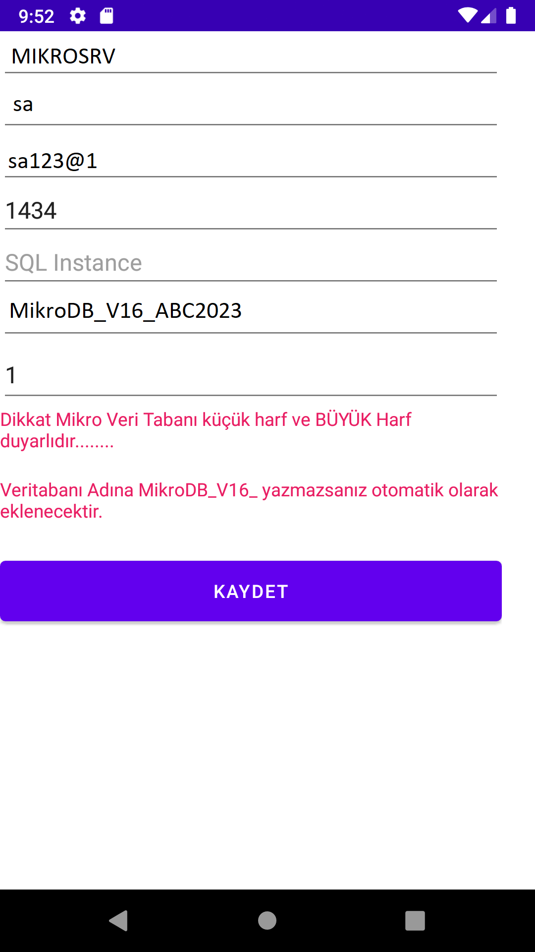 SunucuAyarlariGuncelleme